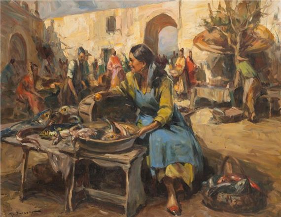 Richard Durando Togo | The fish market | MutualArt