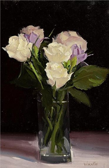 Robbie Wraith | Flowers in a Jar | MutualArt