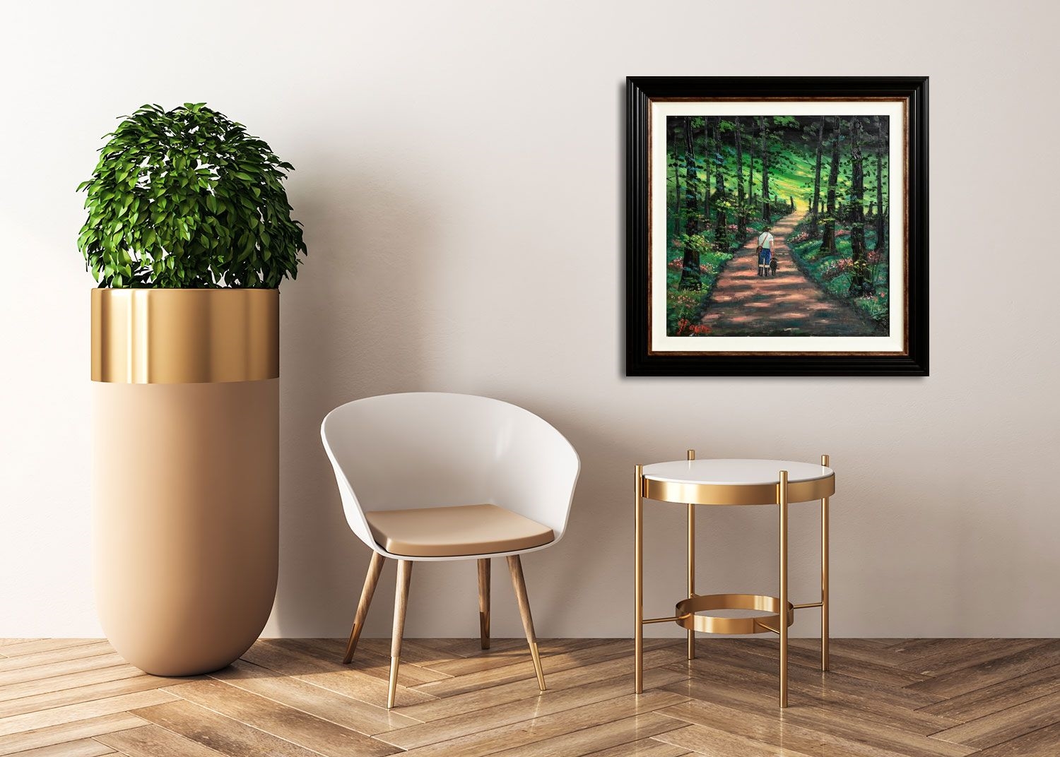 James Downie | Summertime Through the Woods (2021) | MutualArt