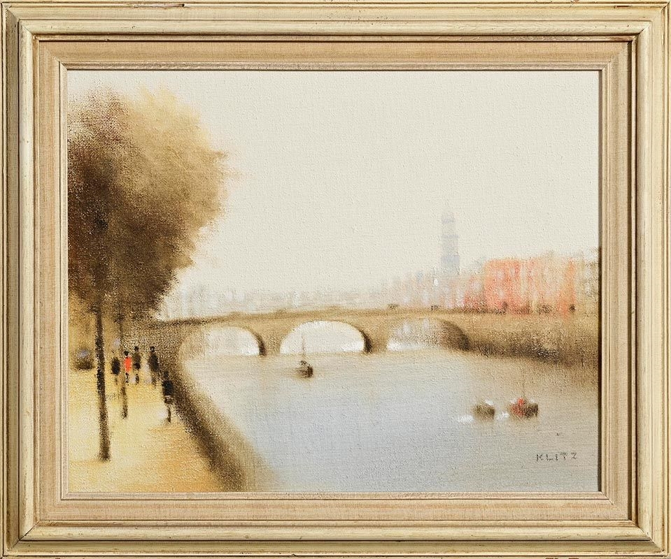 Anthony Klitz | Bridge Over the Liffey, Dublin (1978) | MutualArt