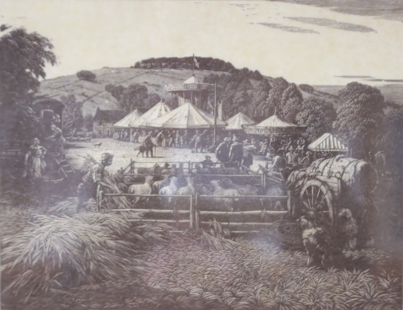 Charles William Taylor | ‘Findon sheep fair’ | MutualArt