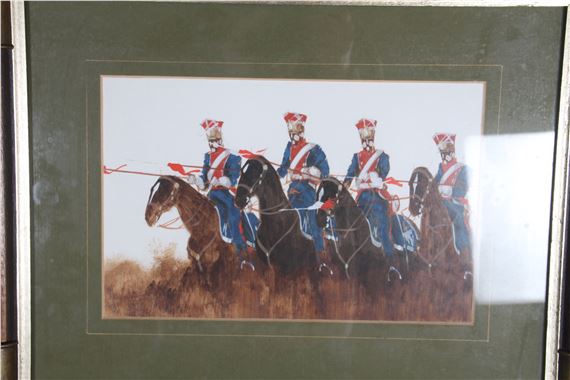 Brandon Cross | a pair of British military scenes | MutualArt