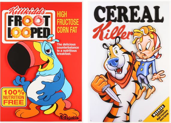 Ron English | Cereal Killer; Froot Looped (2020) | MutualArt