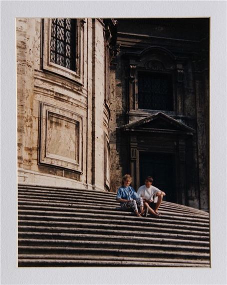 Theodore Cohen | COUPLE ON STAIRS | MutualArt