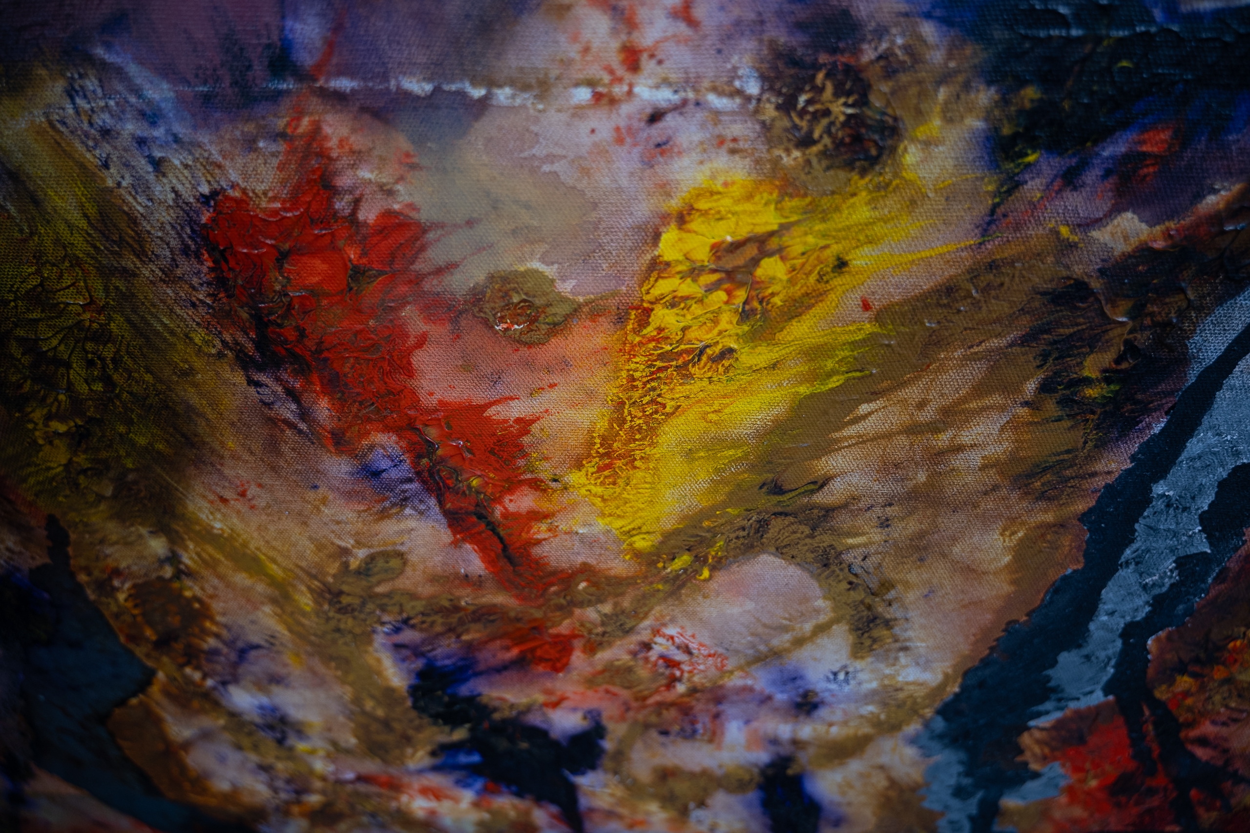 Elliott Lloyd | Elliot Lloyd ( America b.1937-) Abstract Oil On Canvas ...