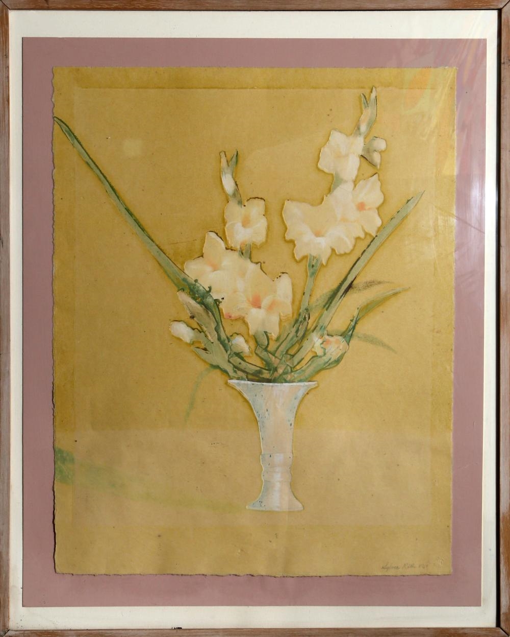 Sylvia Roth | PINK FLOWERS IN VASE (1987) | MutualArt