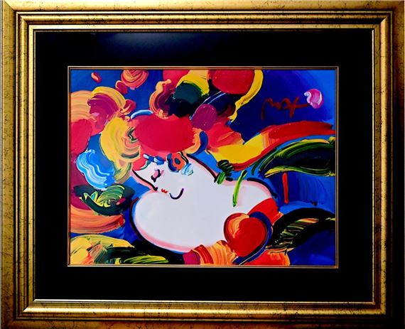 Peter Max | FLOWER BLOSSOM LADY (1999) | MutualArt