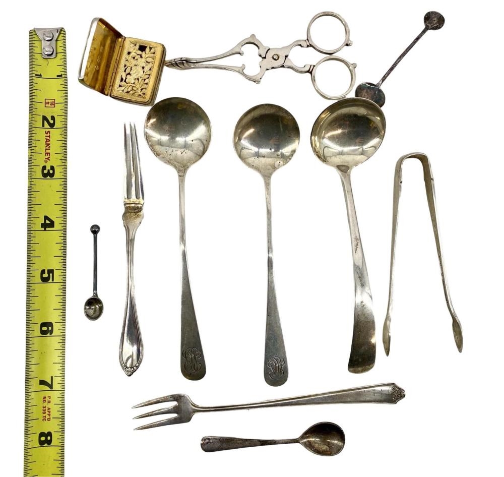 Peter & Ann Bateman | Vintage Assorted Group of Sterling Silver ...