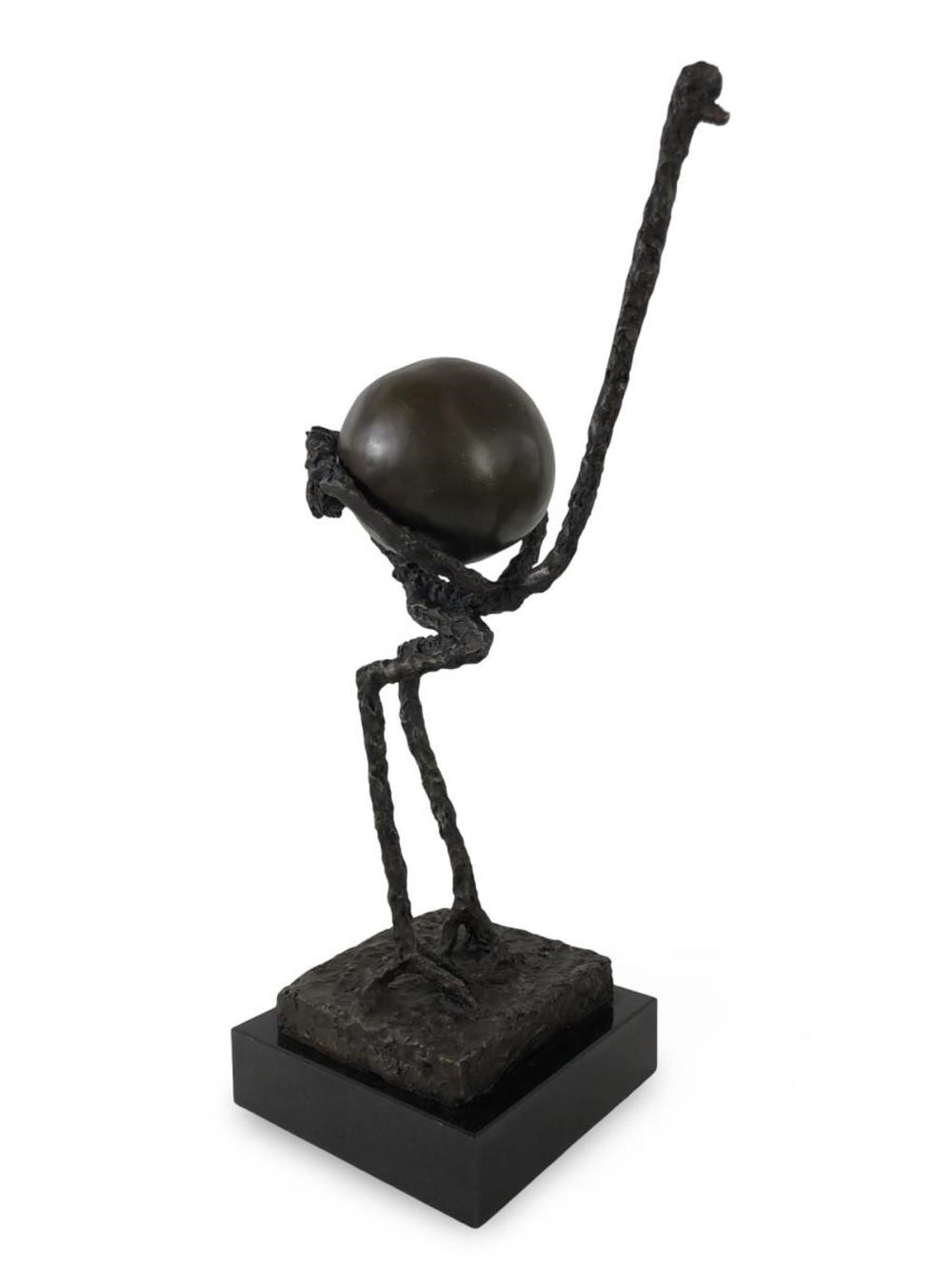 Pablo Picasso | Picasso Brutalist Bronze Ostrich W/Egg | MutualArt