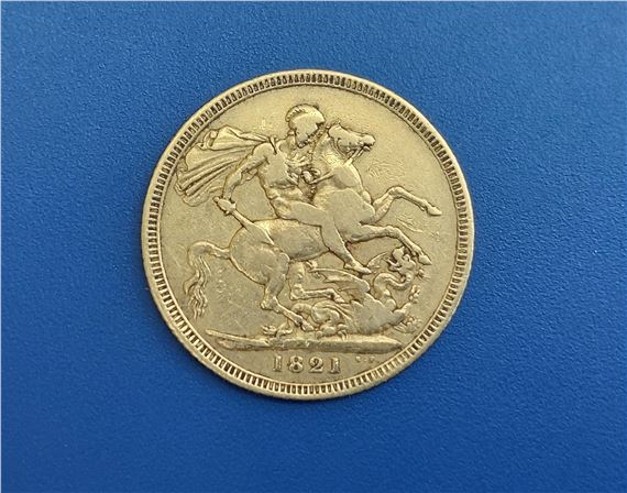Unknown | A George IV gold sovereign (1821) | MutualArt