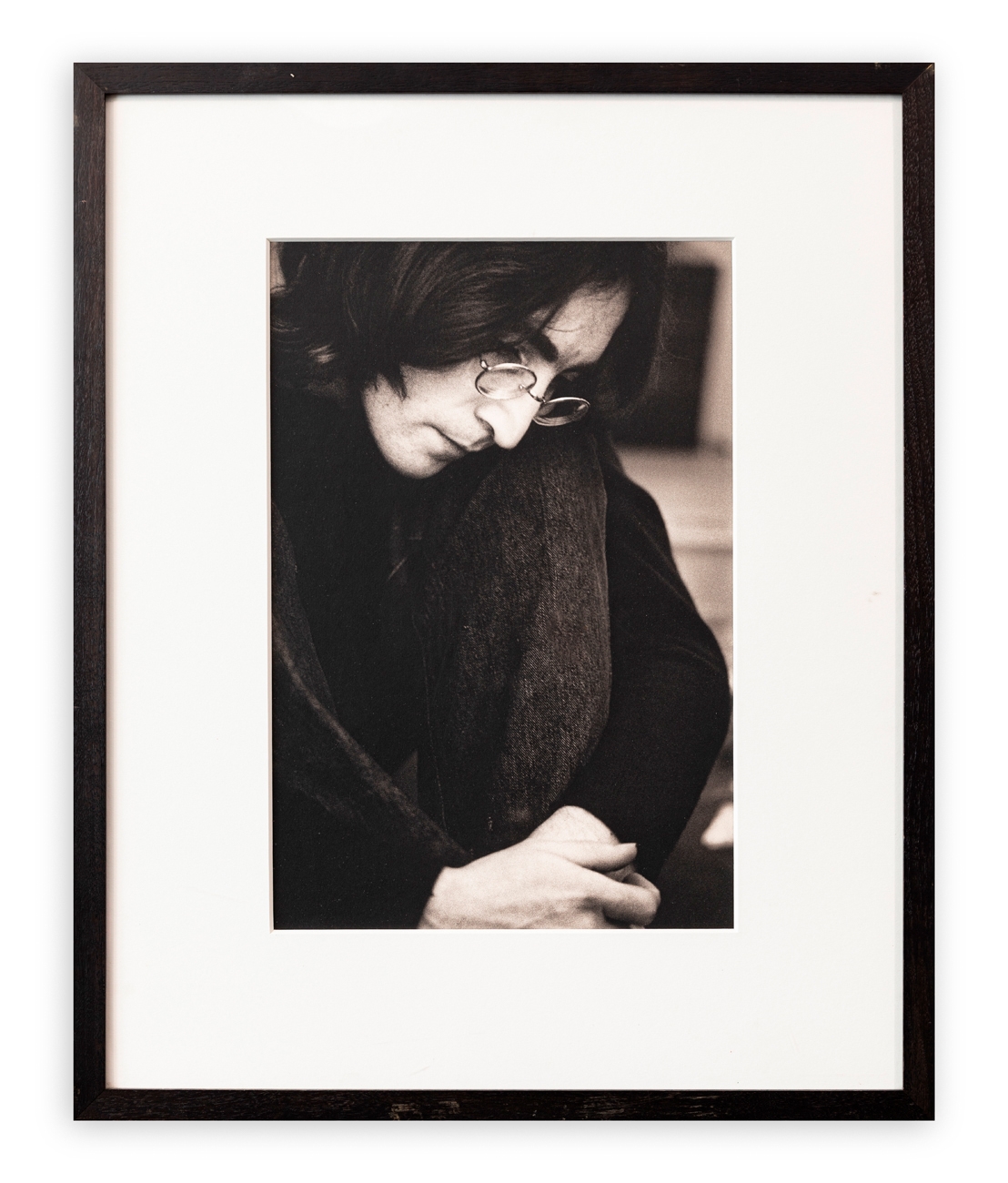 Ethan Russell | John Lennon listening to the White Album (1968) | MutualArt