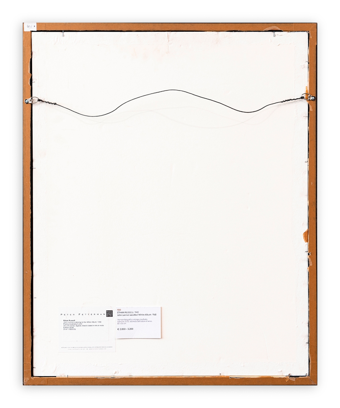 Ethan Russell | John Lennon listening to the White Album (1968) | MutualArt