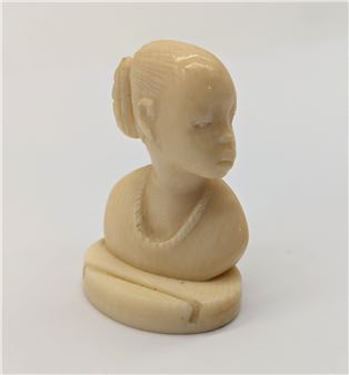 Unknown | AFRICAN IVORY LADY BUST | MutualArt