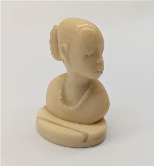 Unknown | AFRICAN IVORY LADY BUST | MutualArt