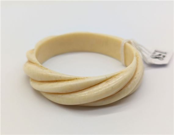 Unknown | AFRICAN IVORY BANGLE | MutualArt
