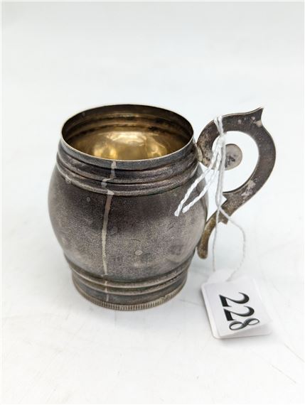 Unknown | CHINESE REPUBLIC SILVER COIN CUP (1933) | MutualArt