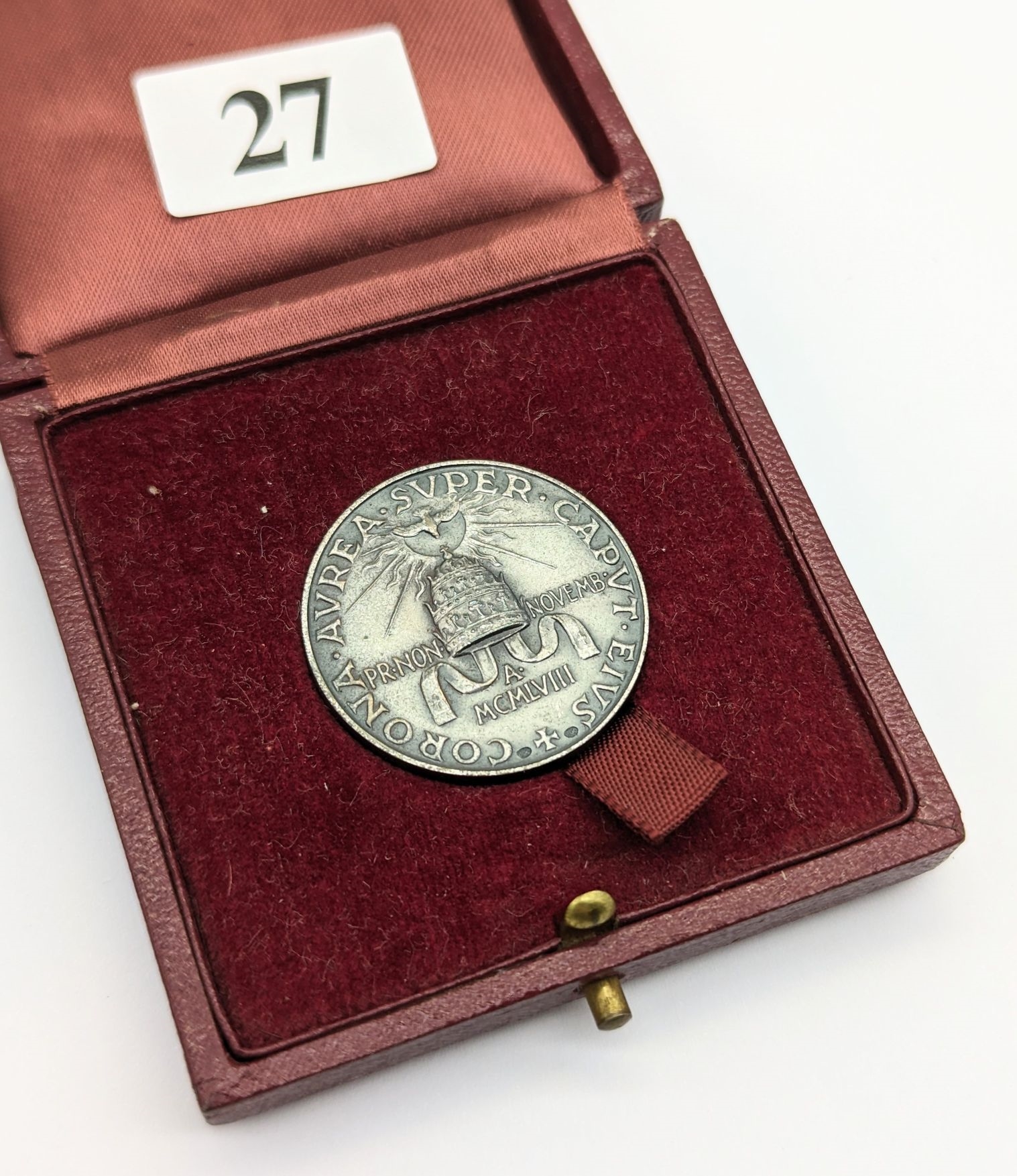 Silver | POPE JOHN XXII MEDALLION (1958) | MutualArt