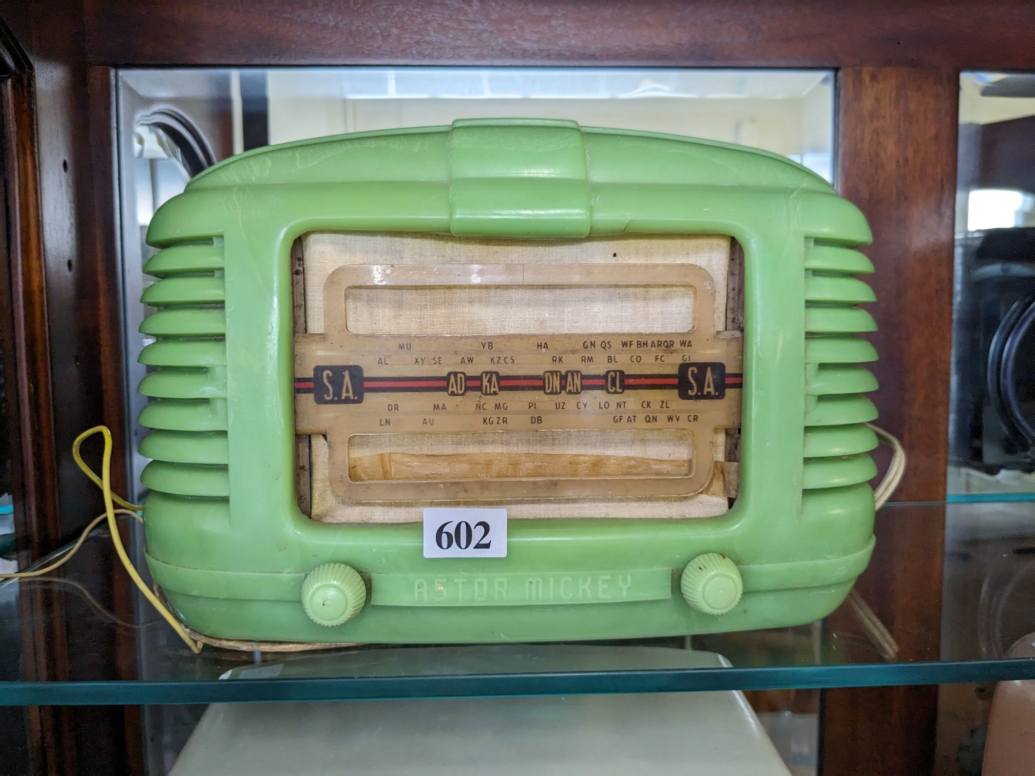 Green | ASTOR MICKEY GREEN BAKELITE RADIO | MutualArt