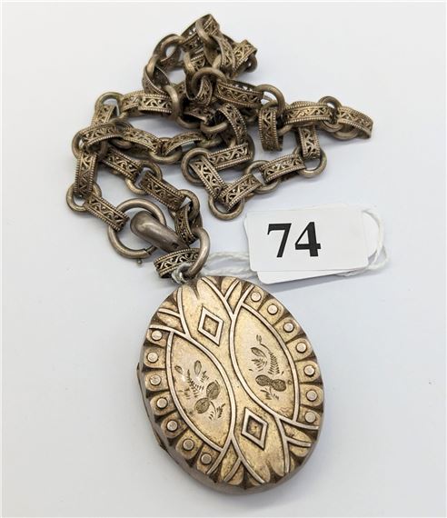 Peter & Ann Bateman | STERLING SILVER LOCKET | MutualArt