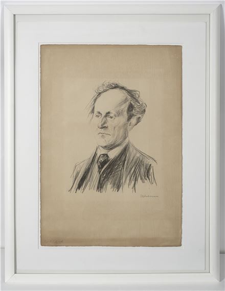 Max Liebermann | Portrait Gerhard Hauptmann (1847) | MutualArt