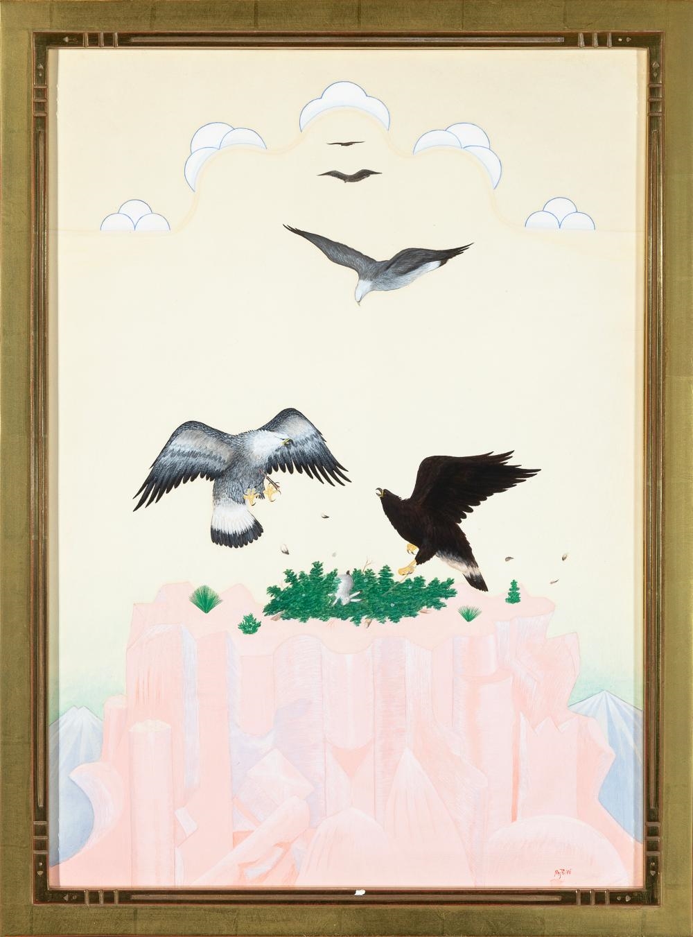 Velino Shije Herrera | Eagle Hunting | MutualArt