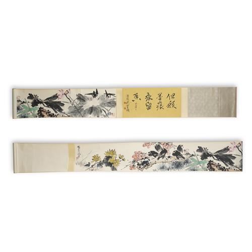 Pan Tianshou | ink and colour on paper (1912) | MutualArt