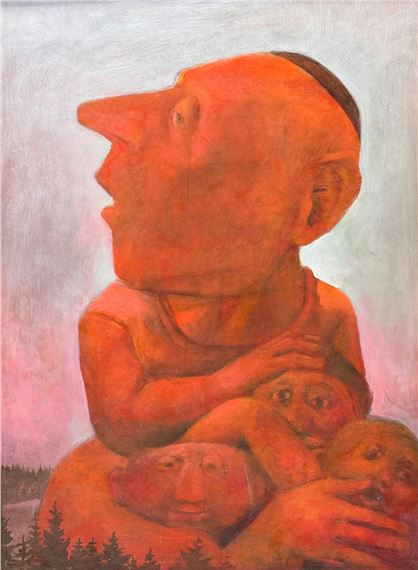 Rudi Engelberger | Narr und Mädchen (1979) | MutualArt