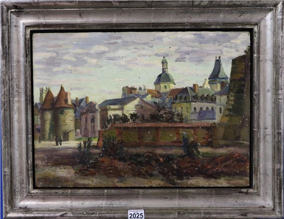 Duncan Grant | French Townscape 1946 (Dieppe) (1946) | MutualArt