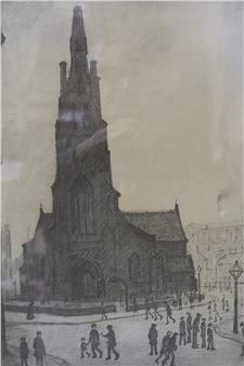 Laurence Stephen Lowry | The Railway Platform (1953) | MutualArt