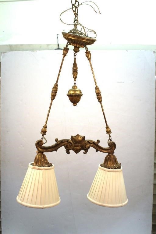 Ceiling | Neoclassical Revival Giltwood Pendant Light (19th Century ...