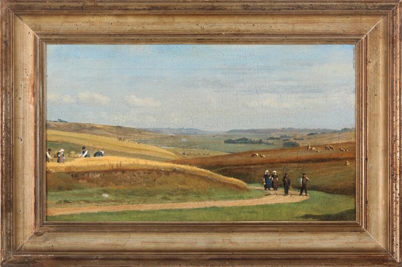 Hermann Carl Siegumfeldt | View from Langå at the Gudenå valley towards ...