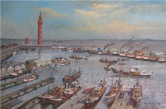 George Odlin | Grimsby docks (94) | MutualArt