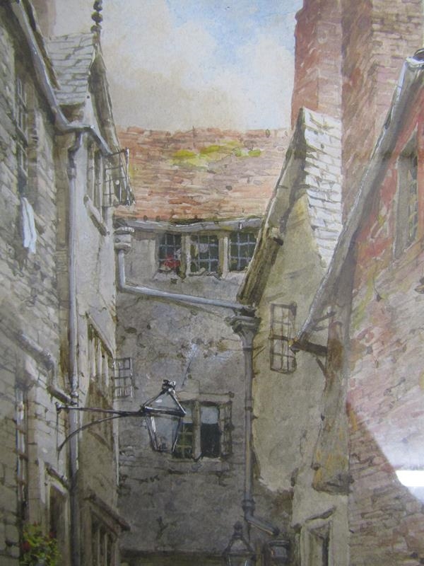 Louise Rayner | Children playing in a cobbled backstreet | MutualArt