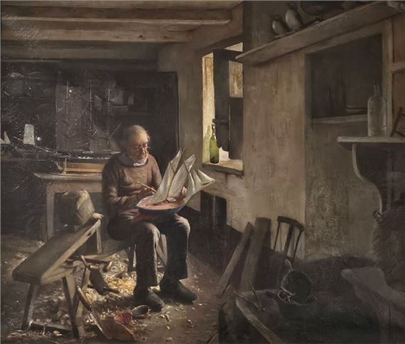 Alfred Guillou | The naval modeler | MutualArt