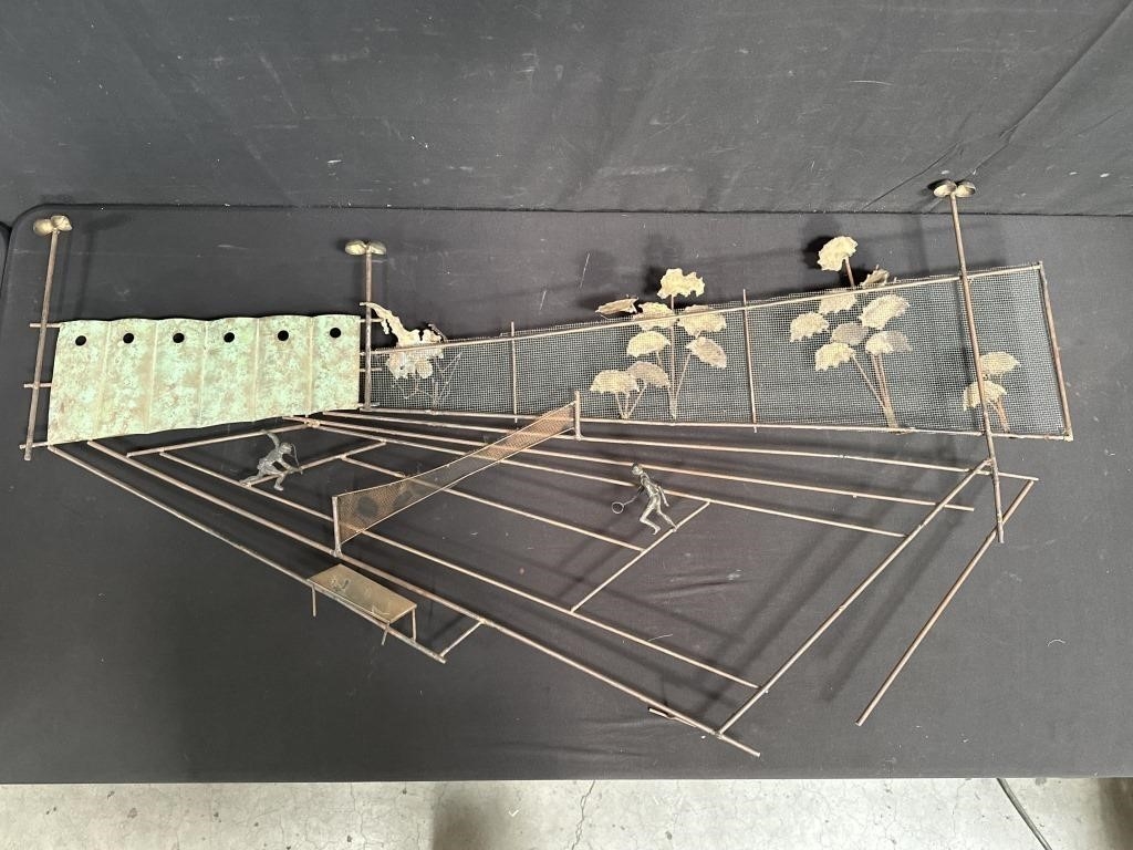 Curtis Jeré | Vintage Curtis Jere Style tennis sculpture c | MutualArt