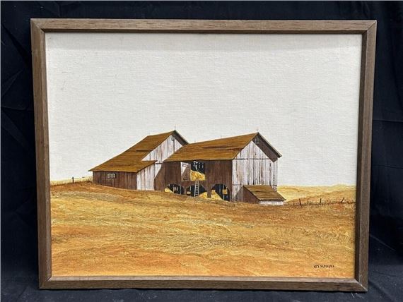 Patricia Stright | Signed & framed oil on artist board | MutualArt