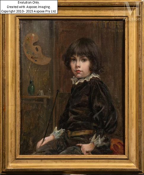 Numa Francois Gillet | Portrait du fils de l'artiste | MutualArt