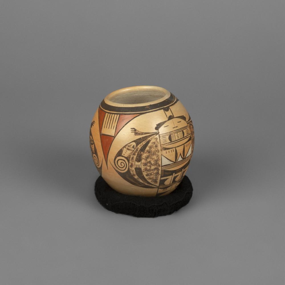 Dextra Quotskuyva | Polychrome Pottery Jar (Circa 1974) | MutualArt