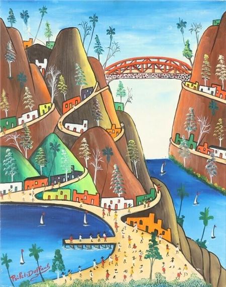 Prefete Duffaut | mountain village scene | MutualArt