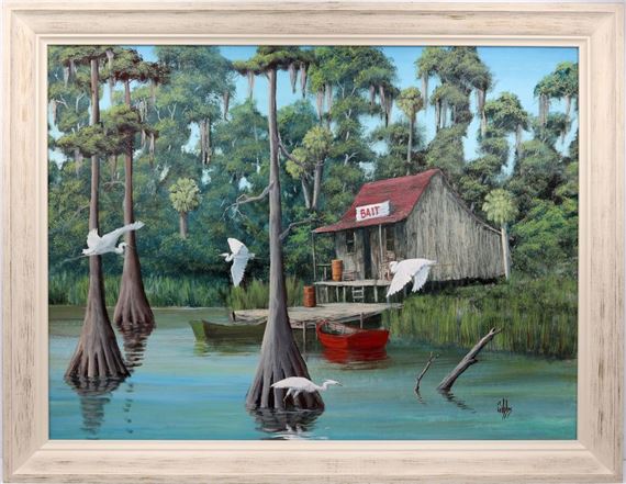 Donald Gibbs | DONALD GIBBS FLORIDA ARTIST BAIT SHOP | MutualArt