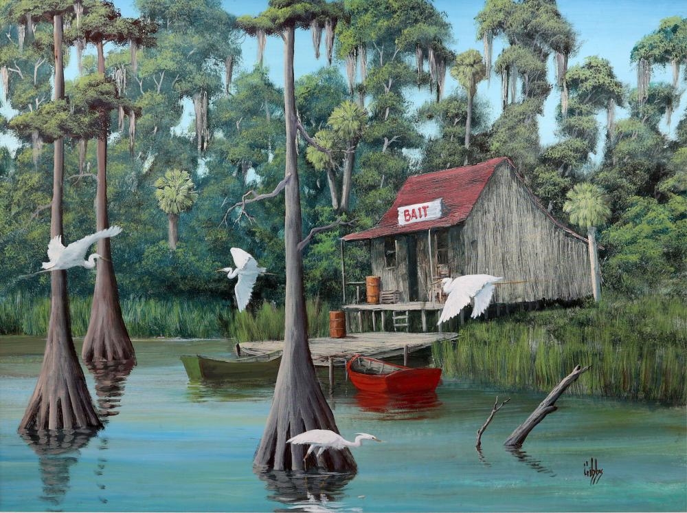 Donald Gibbs | DONALD GIBBS FLORIDA ARTIST BAIT SHOP | MutualArt