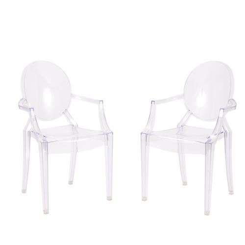 Philippe Starck | PHILIPPE STARCK EIGHT 'LOUIS GHOST' DINING CHAIRS FOR ...