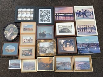 Neil Potts | views of Berwick and its bridges | MutualArt