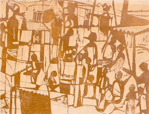 Bo Ward | TOWNSHIP SCENE (1975) | MutualArt