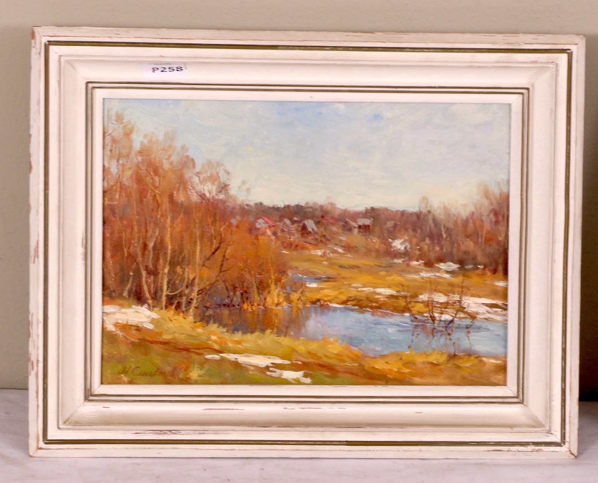 Dimitri Semakov | HOUSES BY A LAKE (98) | MutualArt