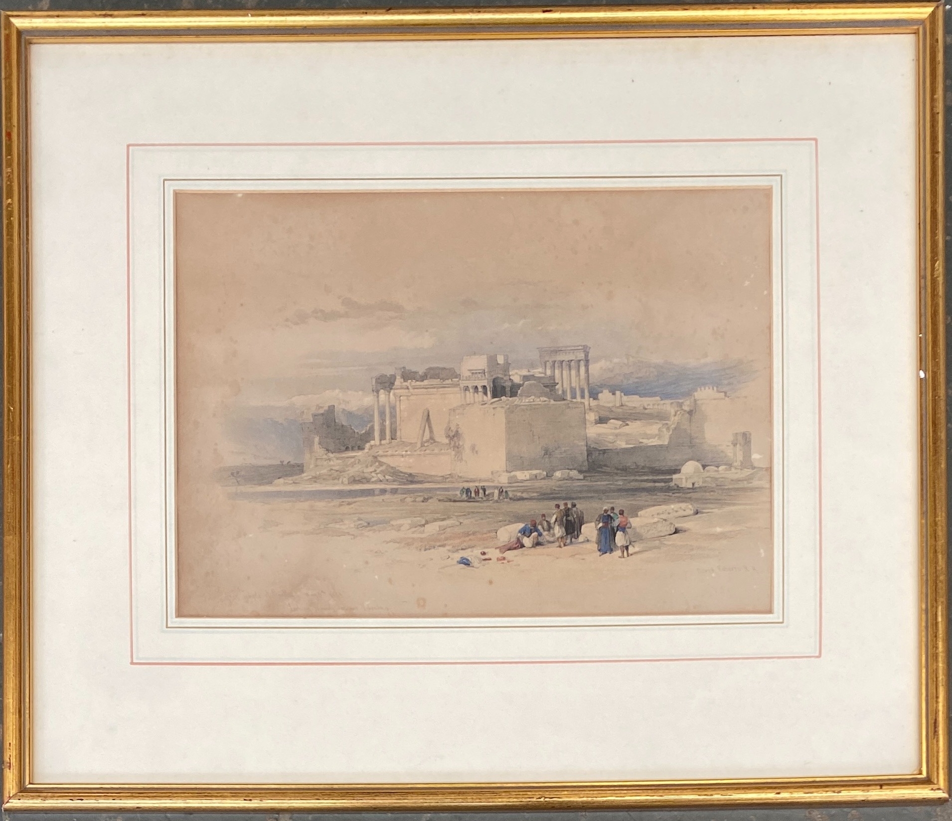 David Roberts | 'Lesser Temple of Baalbec (19th Century) | MutualArt