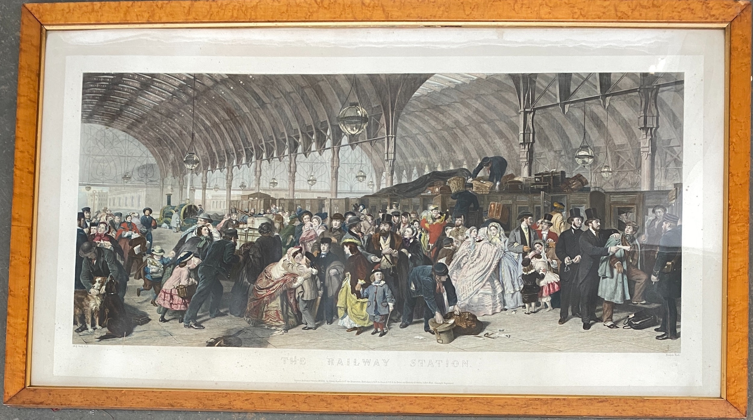 William Powell Frith | The Railway Station (Circa 1866) | MutualArt