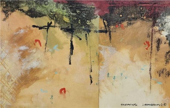 John Baughman | John Baughman 16x24 Acr/B Postcards (1947) | MutualArt