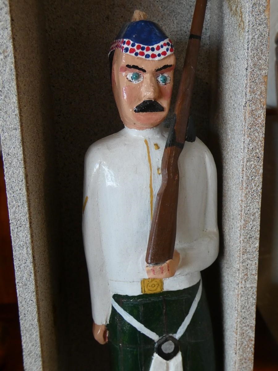 Robert Mead | TWO ROBERT MEAD FOLK ART CARVINGS | MutualArt