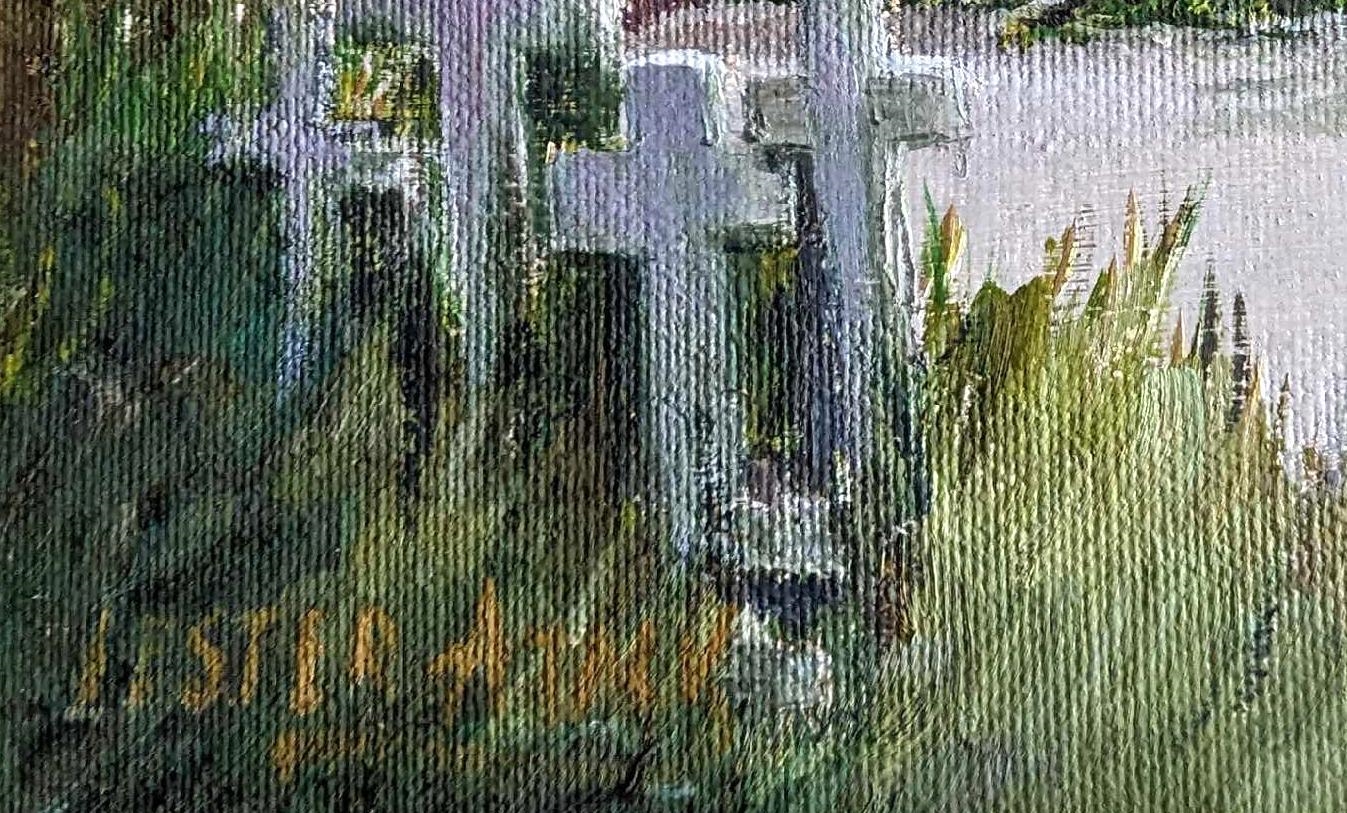 Lester Atack | Church by a harb | MutualArt